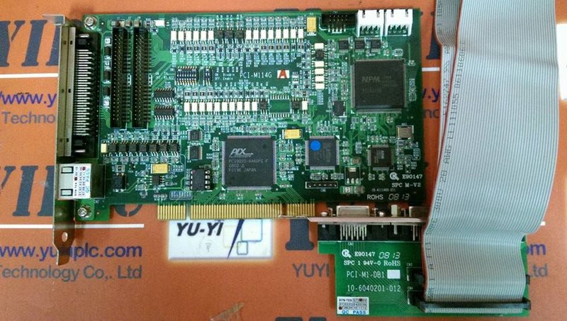 SYN-TEK PCI-M114G 4-AXIS MOTION CONTROCARD W/PCI-M1-DB1 - 裕益科技自動化設備可程式編碼器PLC分散式控制系統DCS